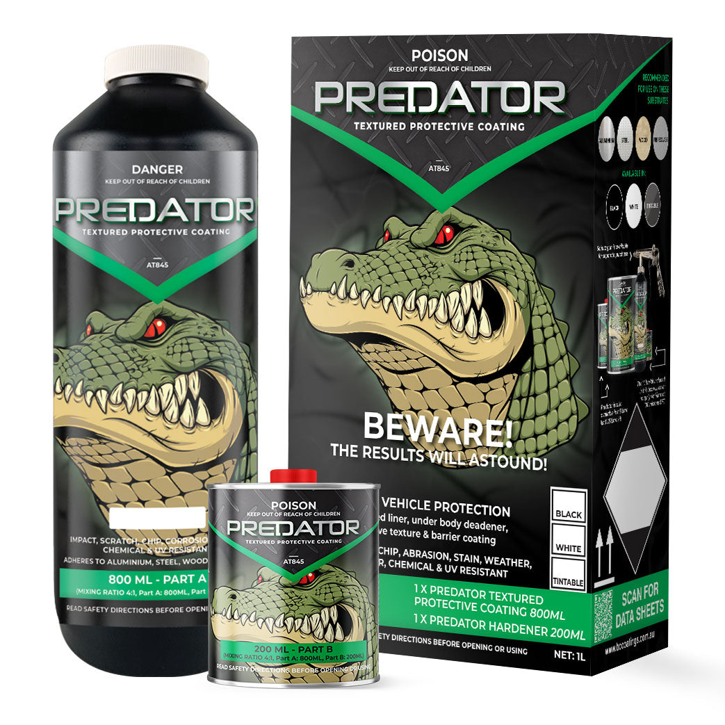 Predator Protective Coating 4 Litre Kit *Bulk Special* - Underbody and ...