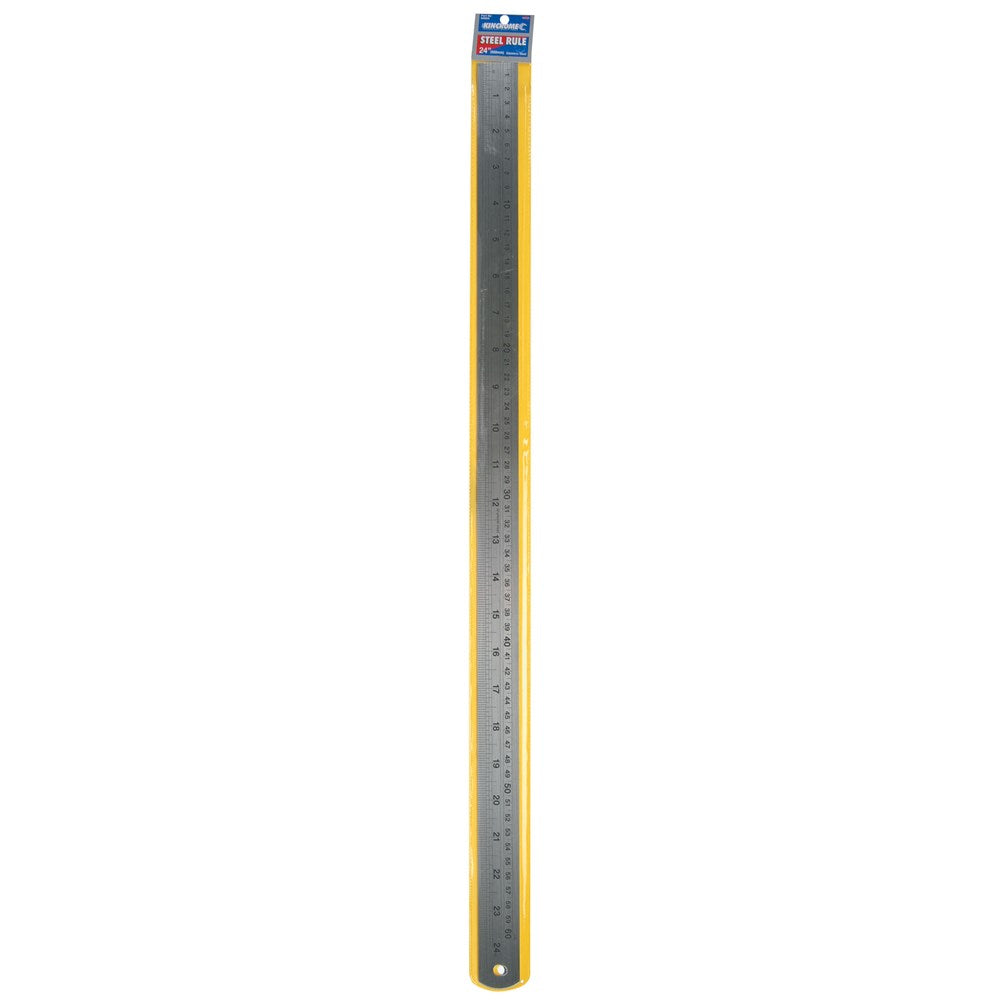 KINCROME Stainless Steel Rule 600mm (24") Metric & Imperial– BC Coatings