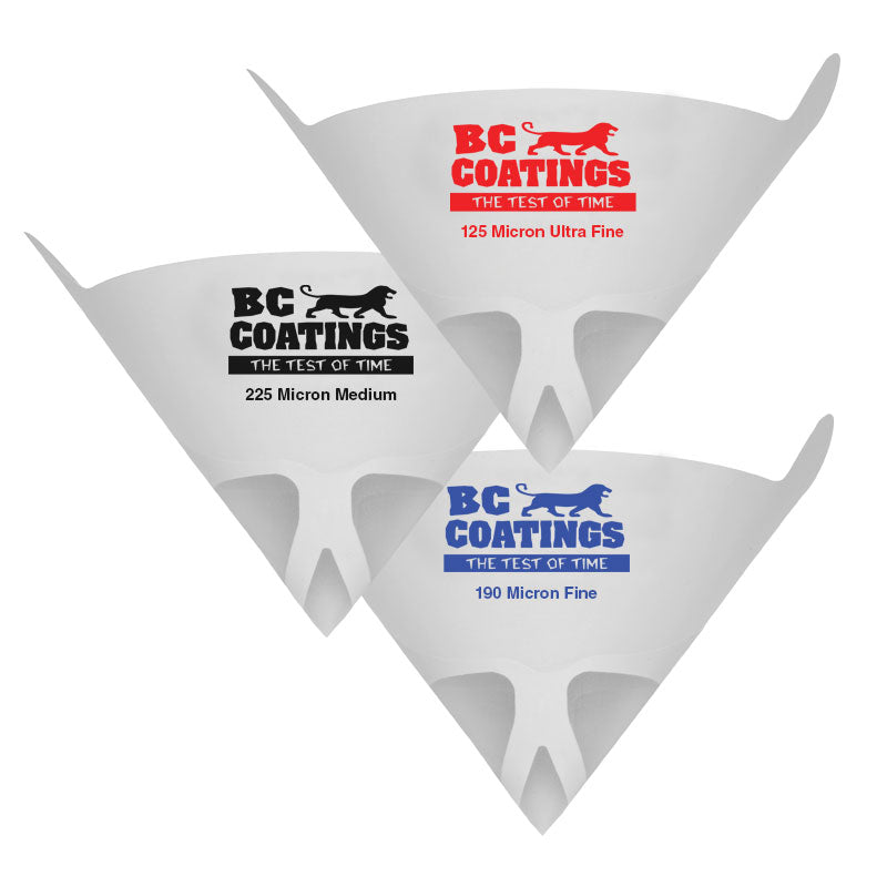 BC'S Cone Paper Paint Filters– BC Coatings